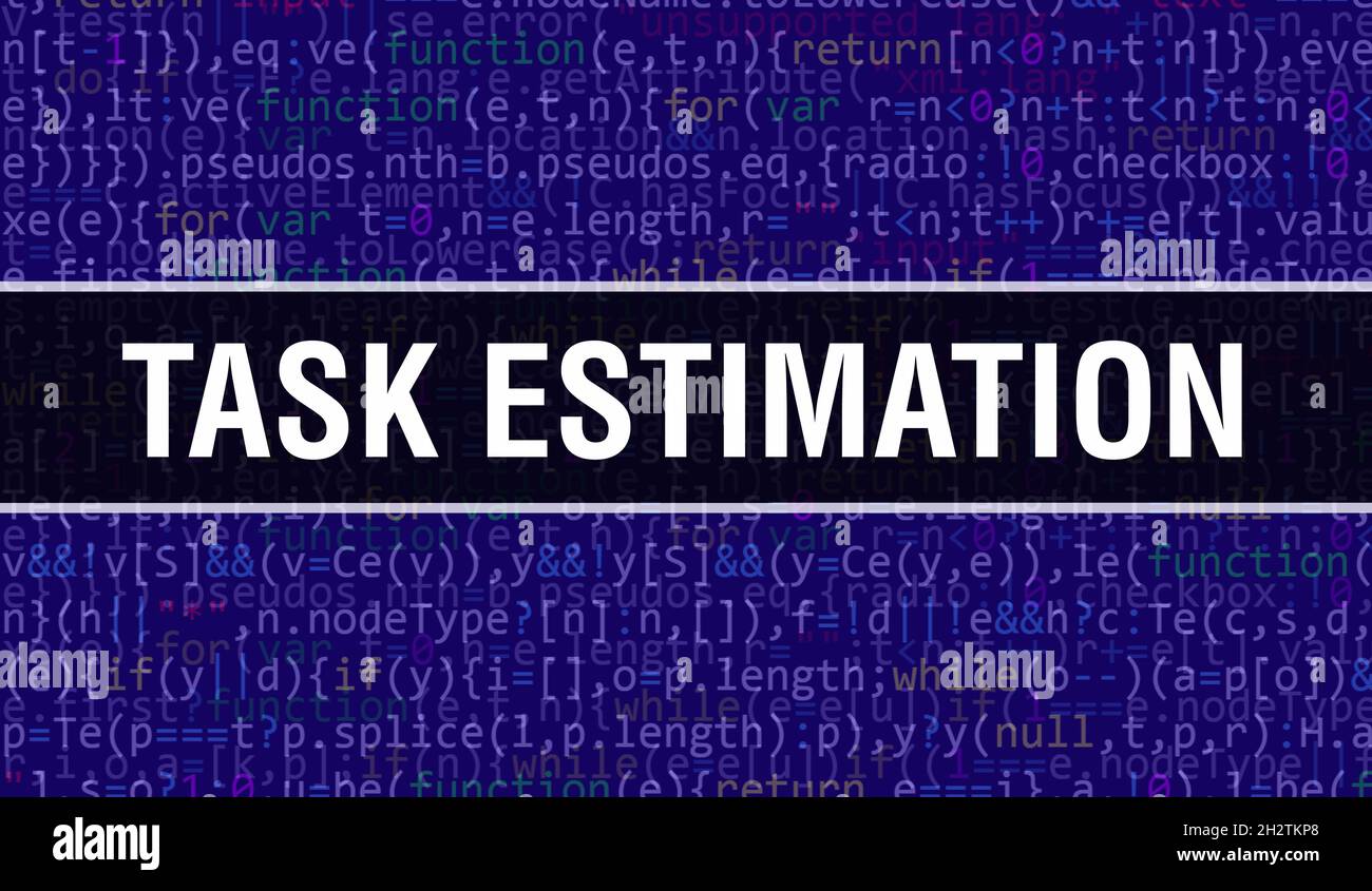 Task estimation background hi-res stock photography and images - Alamy
