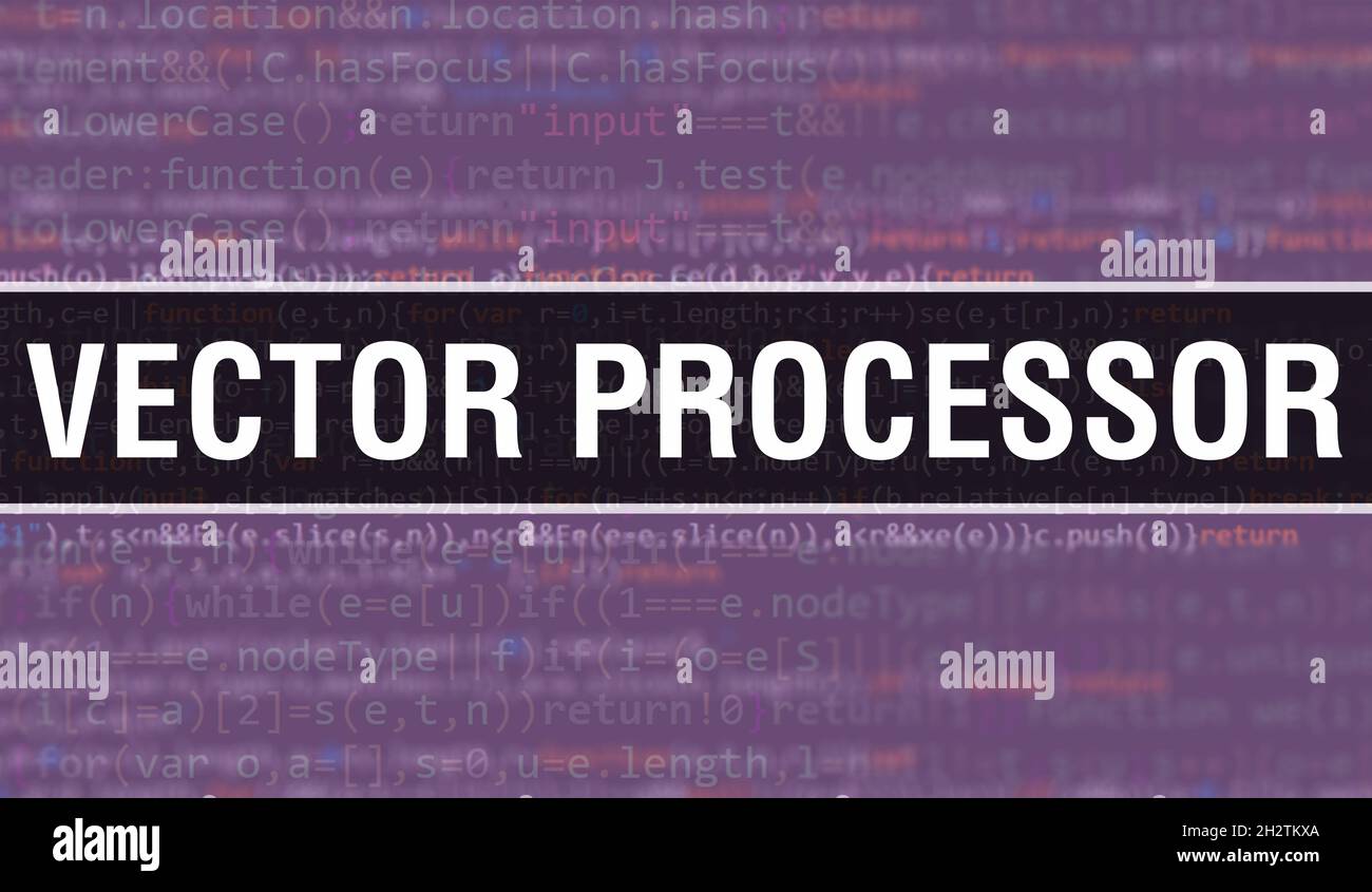 Vector Processor With Digital Java Code Text Vector Processor And Computer Software Coding