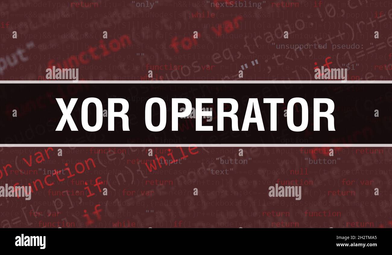 Xor operator background hi-res stock photography and images - Alamy