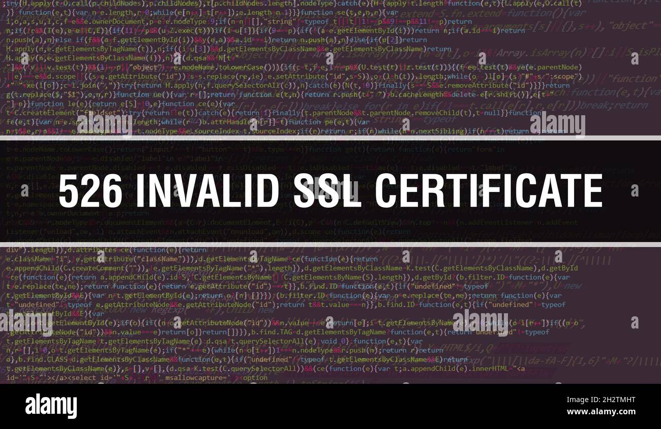 526 Invalid SSL Certificate with Binary code digital technology ... 526 Invalid SSL Certificate with Binary code digital technology ...