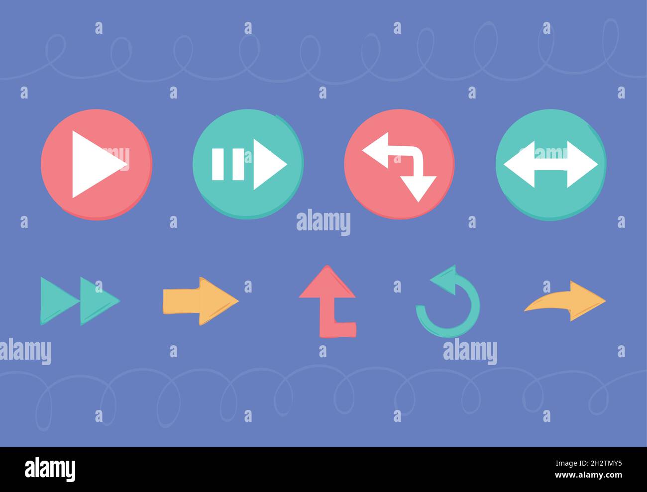 arrows different shapes Stock Vector Image & Art - Alamy