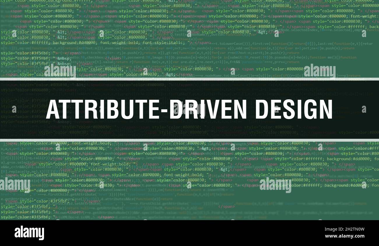 Attribute driven design image hi-res stock photography and images - Alamy