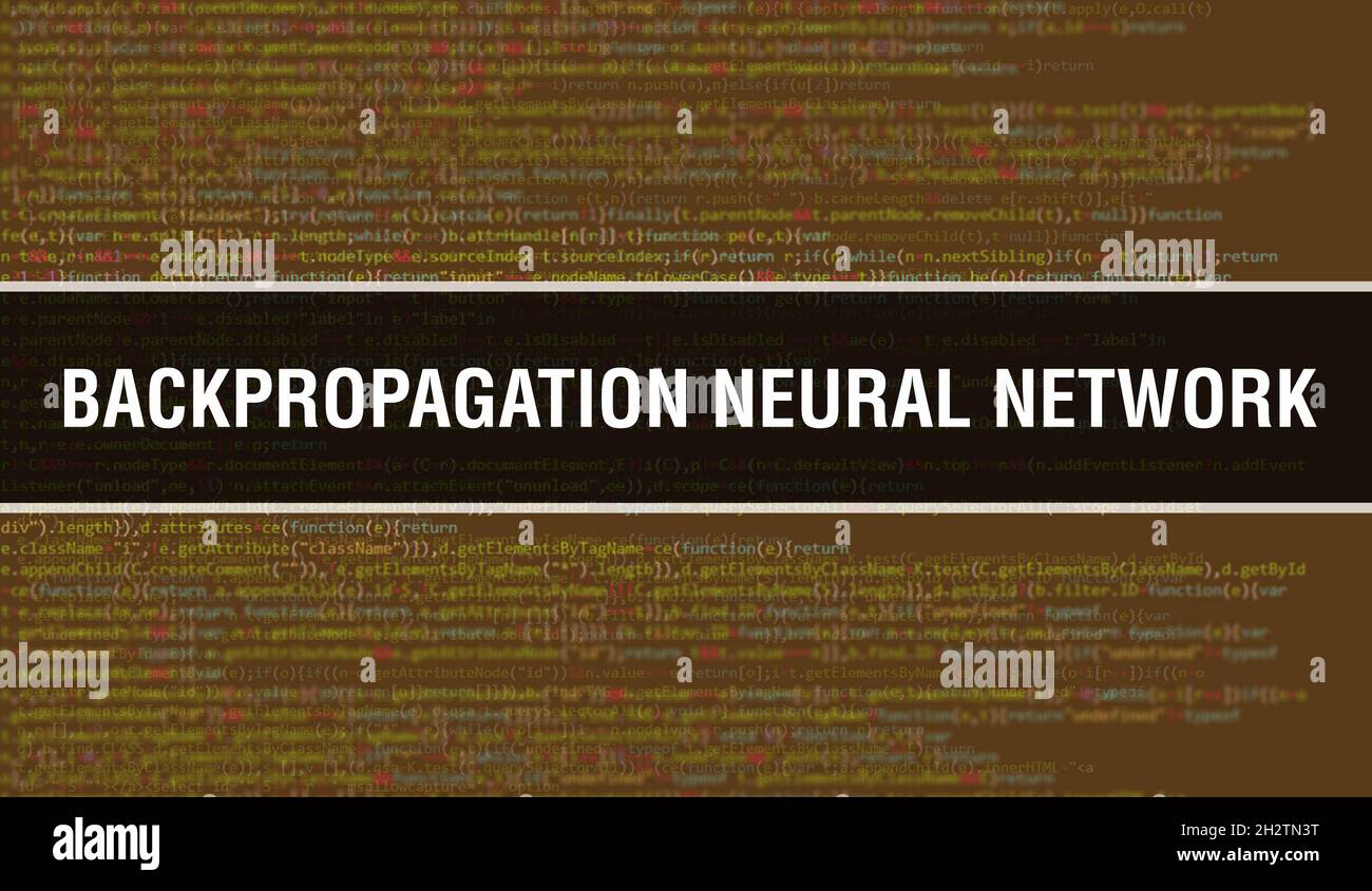 Backpropagation neural network hi-res stock photography and images - Alamy