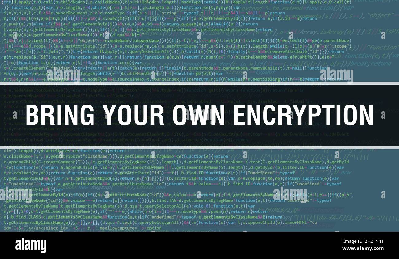 Bring your own encryption with Binary code digital technology ...