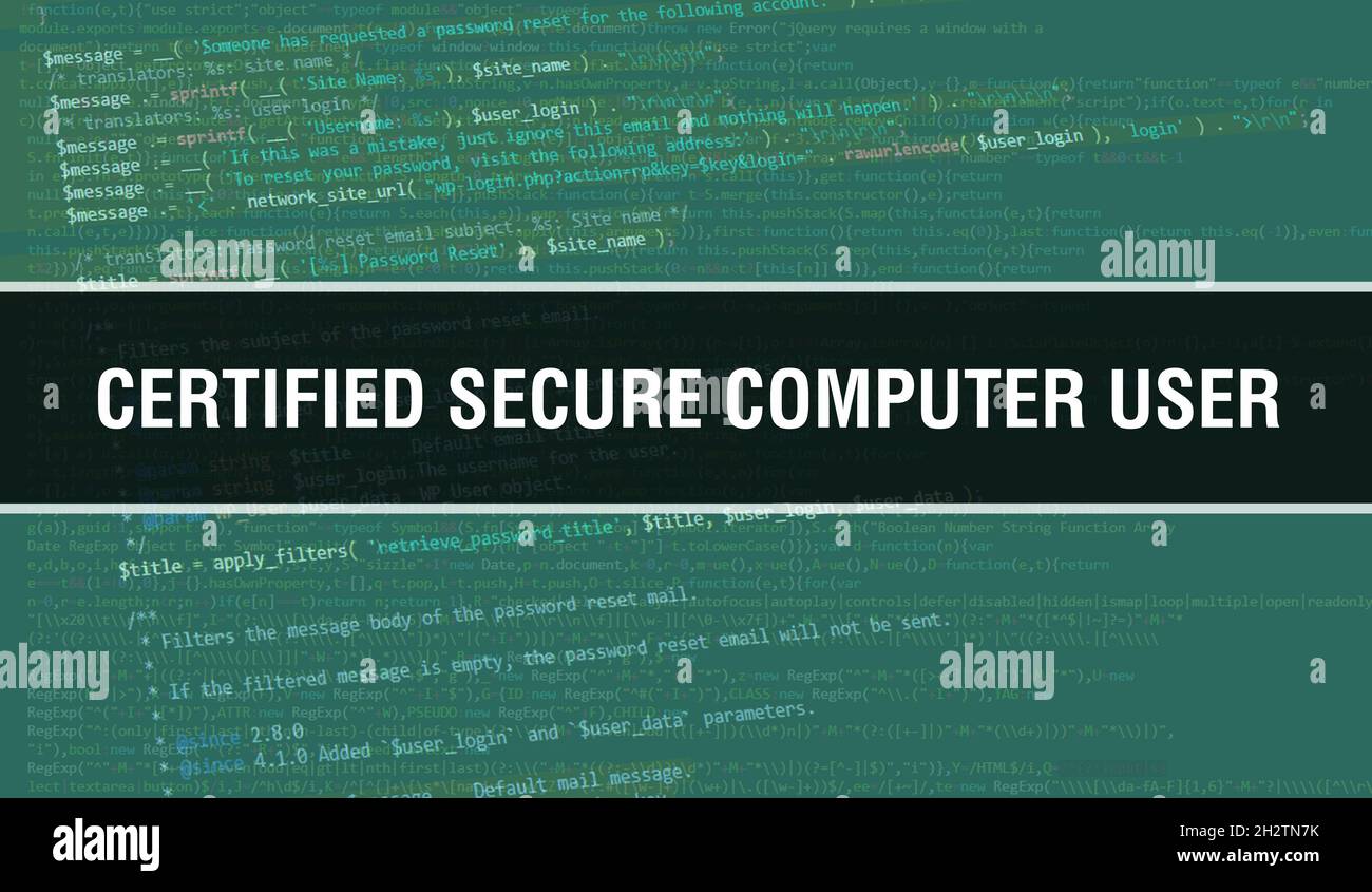 Certified Secure Computer User concept with Random Parts of Program ...