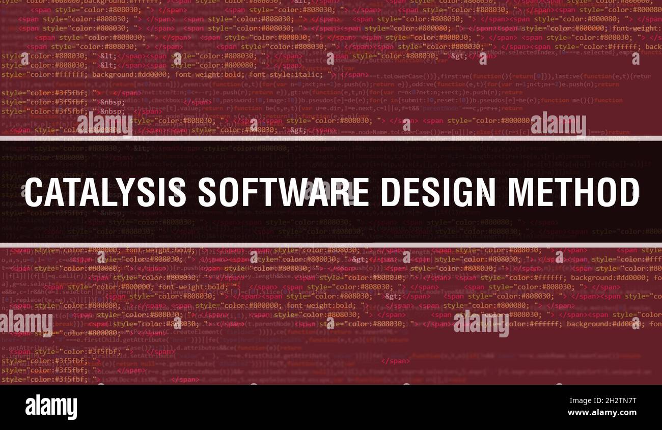 Catalysis software design method background hi-res stock photography ...