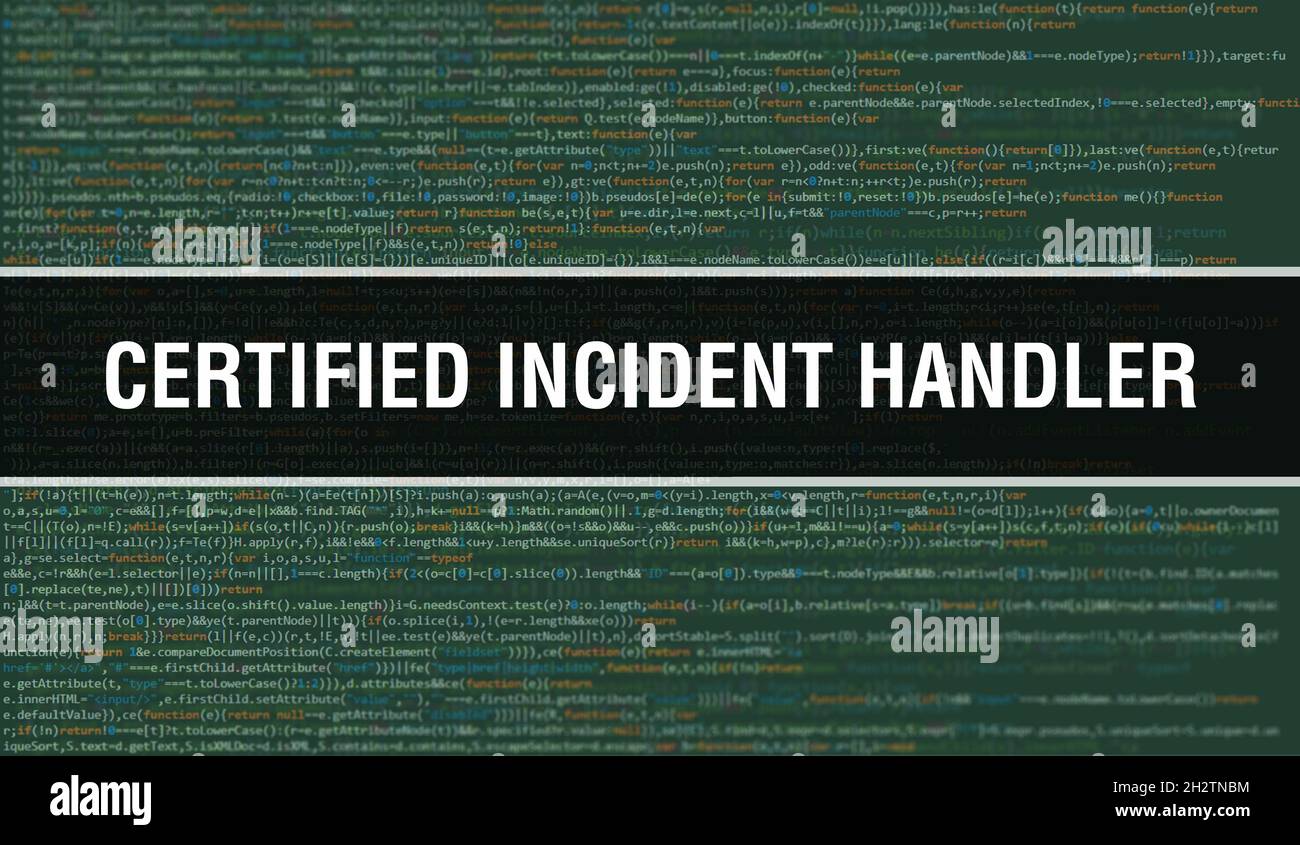 Certified incident handler image hi-res stock photography and images ...