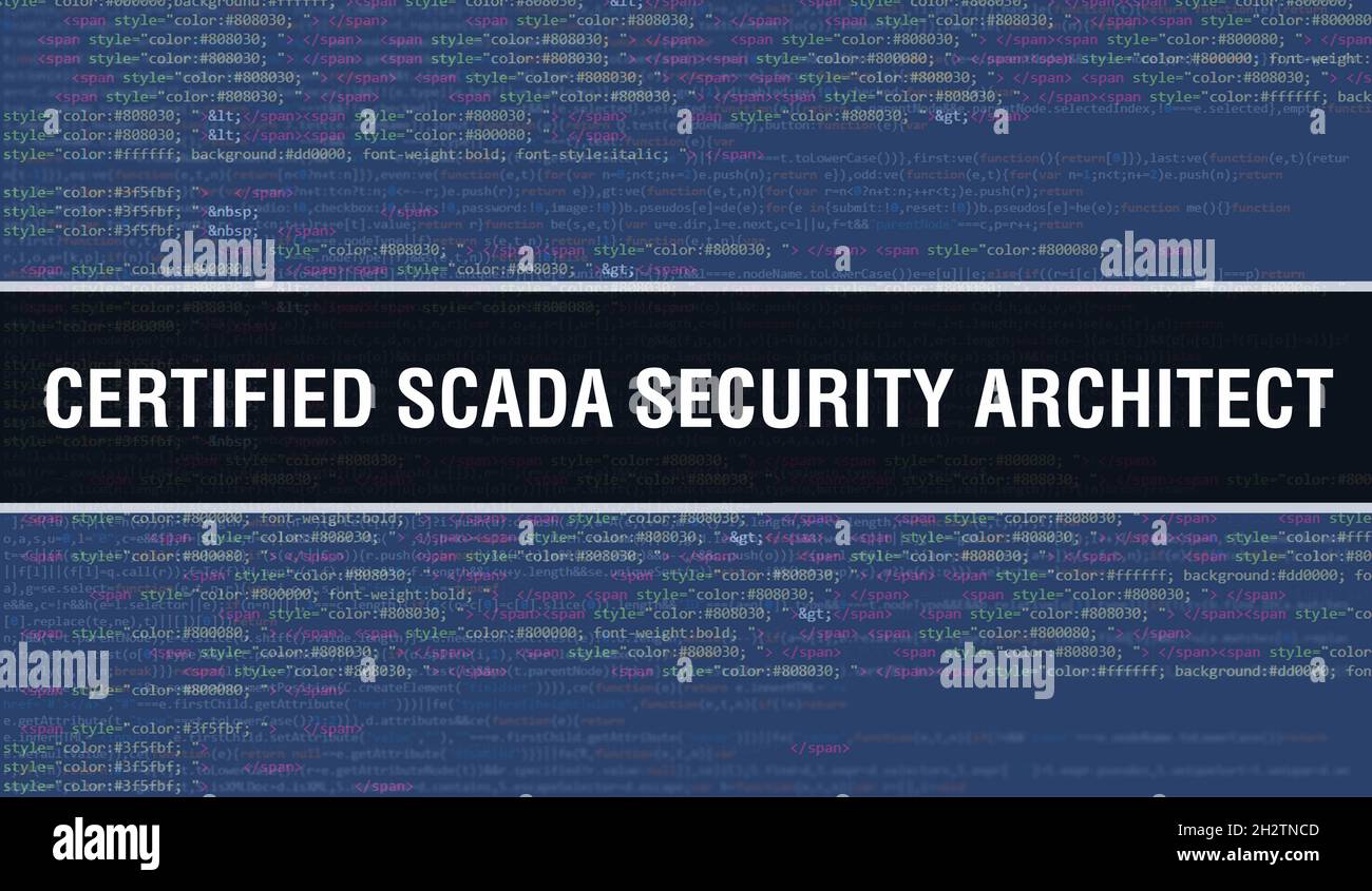 Certified scada security architect hi-res stock photography and images ...