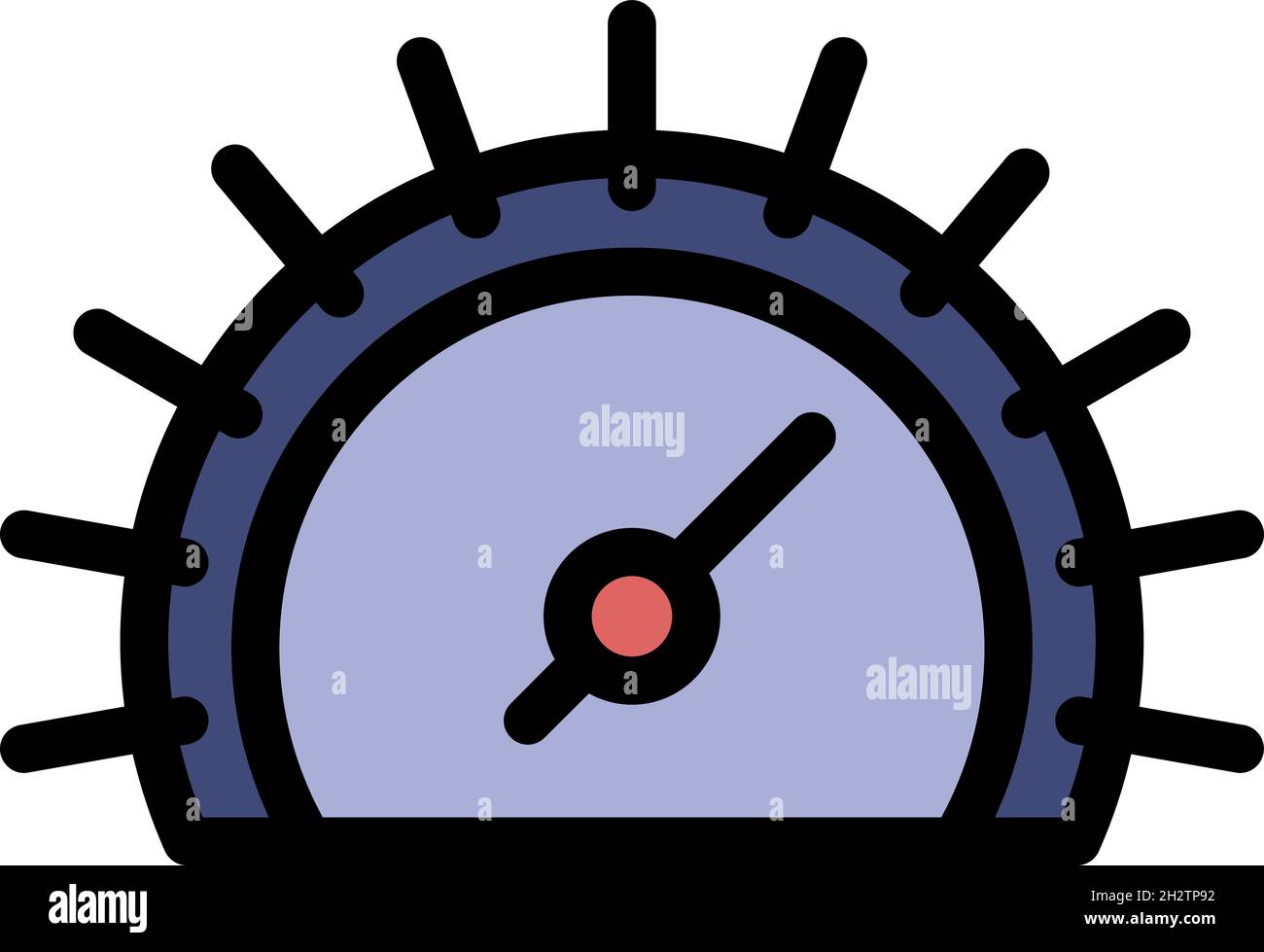 Climate barometer icon. Outline climate barometer vector icon color ...