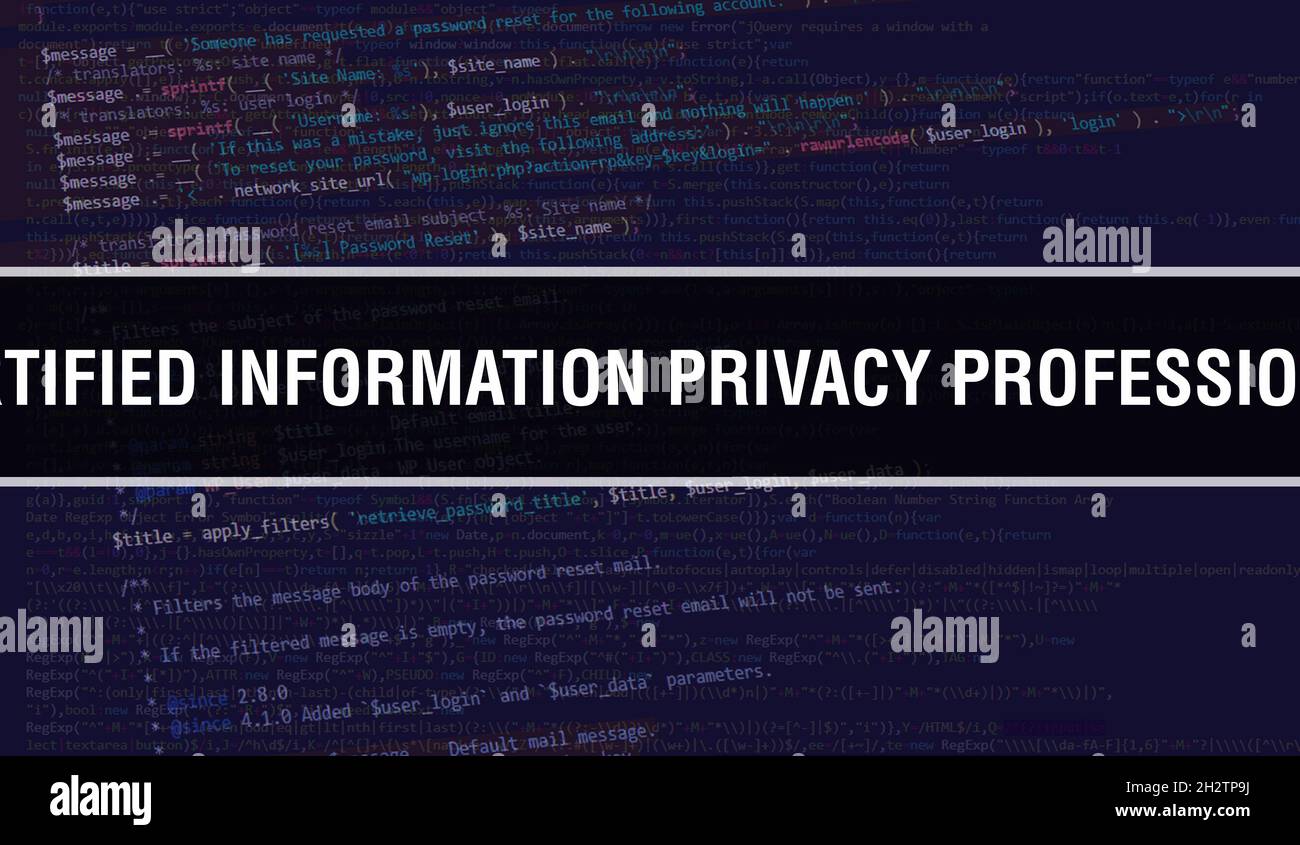 Certified information privacy professional image hi-res stock ...