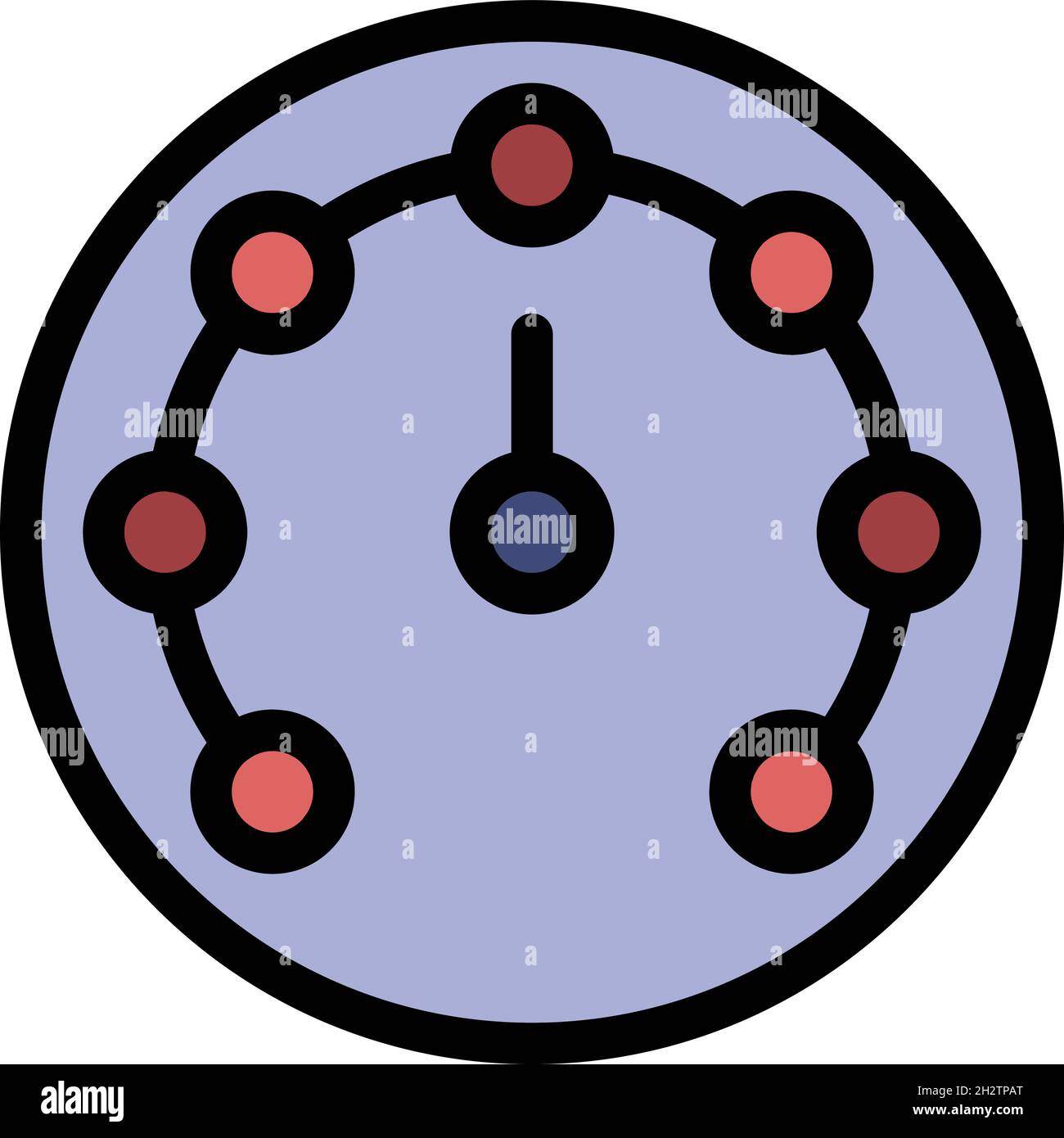 Instrument barometer icon. Outline instrument barometer vector icon ...