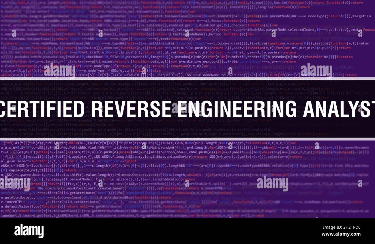 Certified reverse engineering analyst image hi-res stock photography and images - Alamy