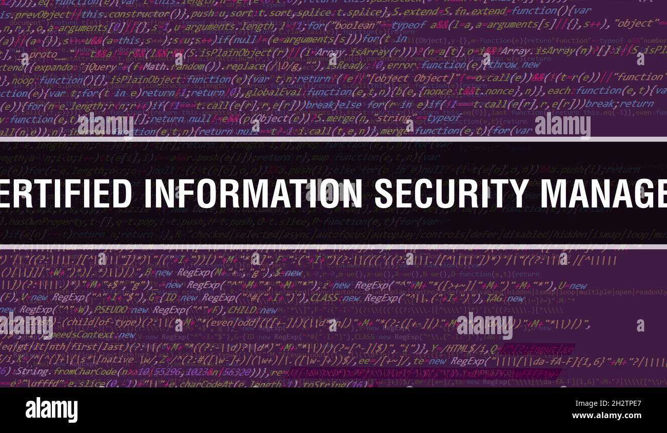 Certified information security manager hi-res stock photography and ...