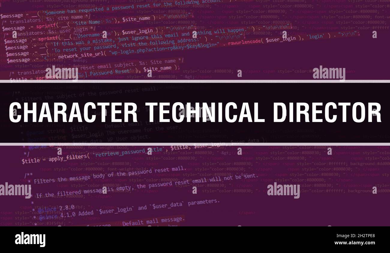 Character technical director image hi-res stock photography and images ...