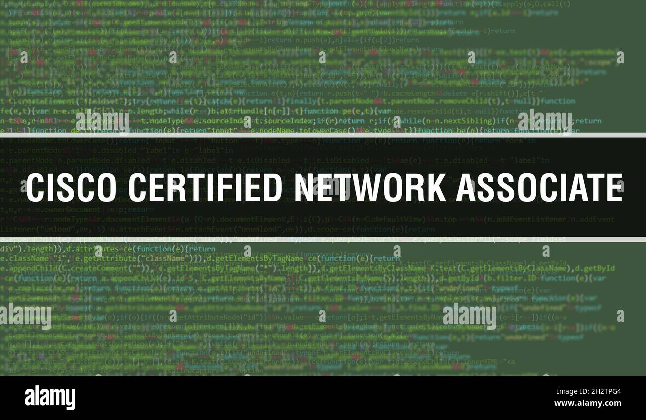 Cisco Certified Network Associate concept with Random Parts of Program ...