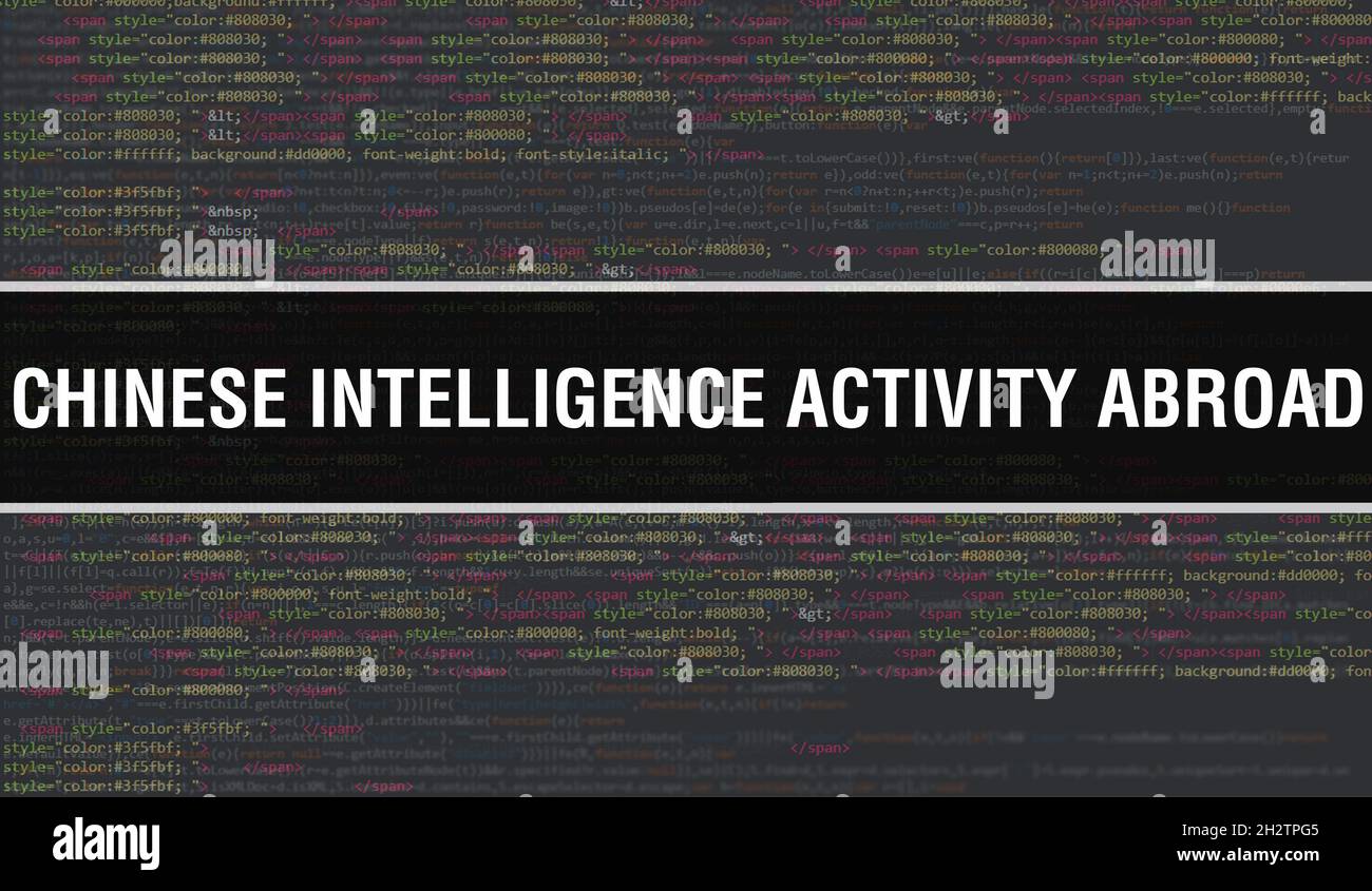 Chinese intelligence activity abroad image hi-res stock photography and ...