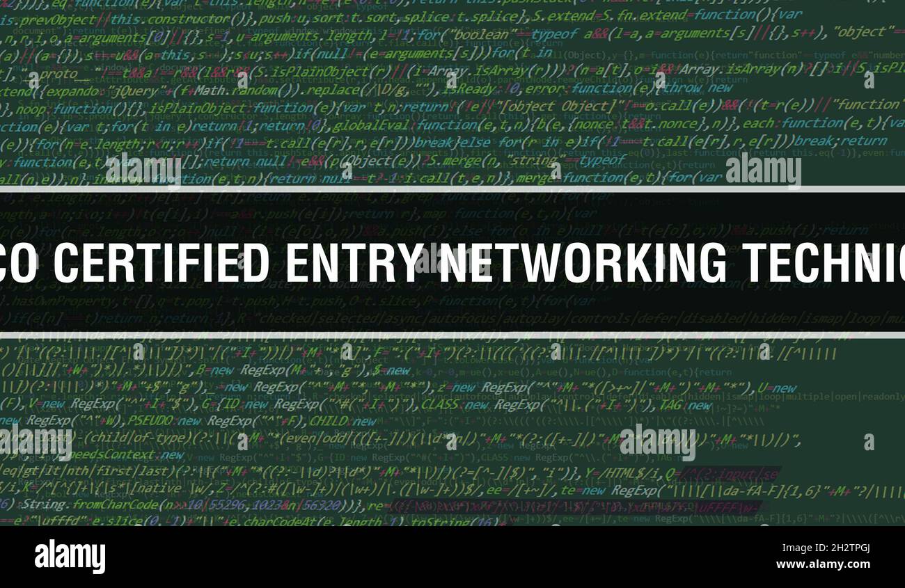 Cisco certified entry networking technician image hi-res stock ...