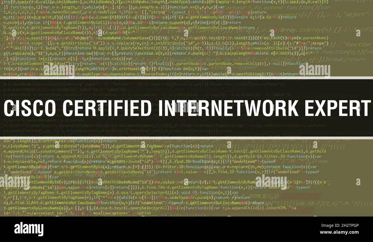 Cisco certified internetwork expert text hi-res stock photography and ...