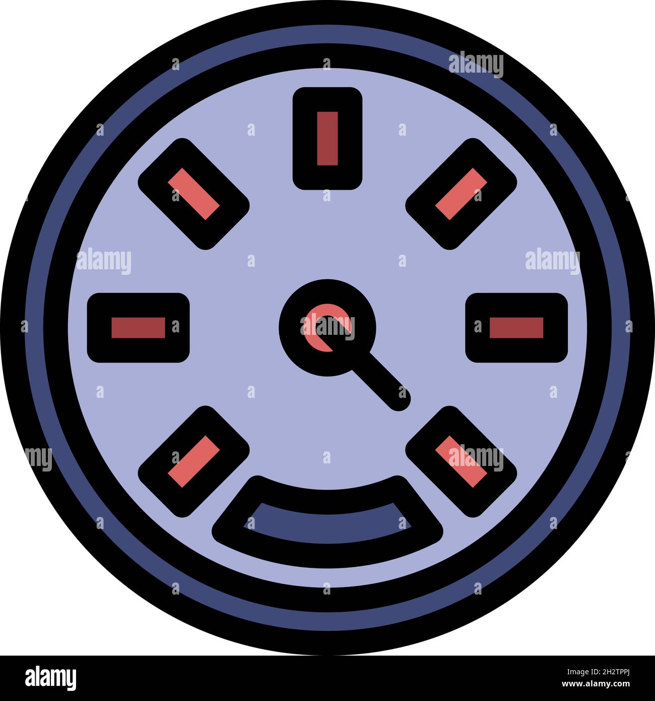 Atmosphere barometer icon. Outline atmosphere barometer vector icon ...