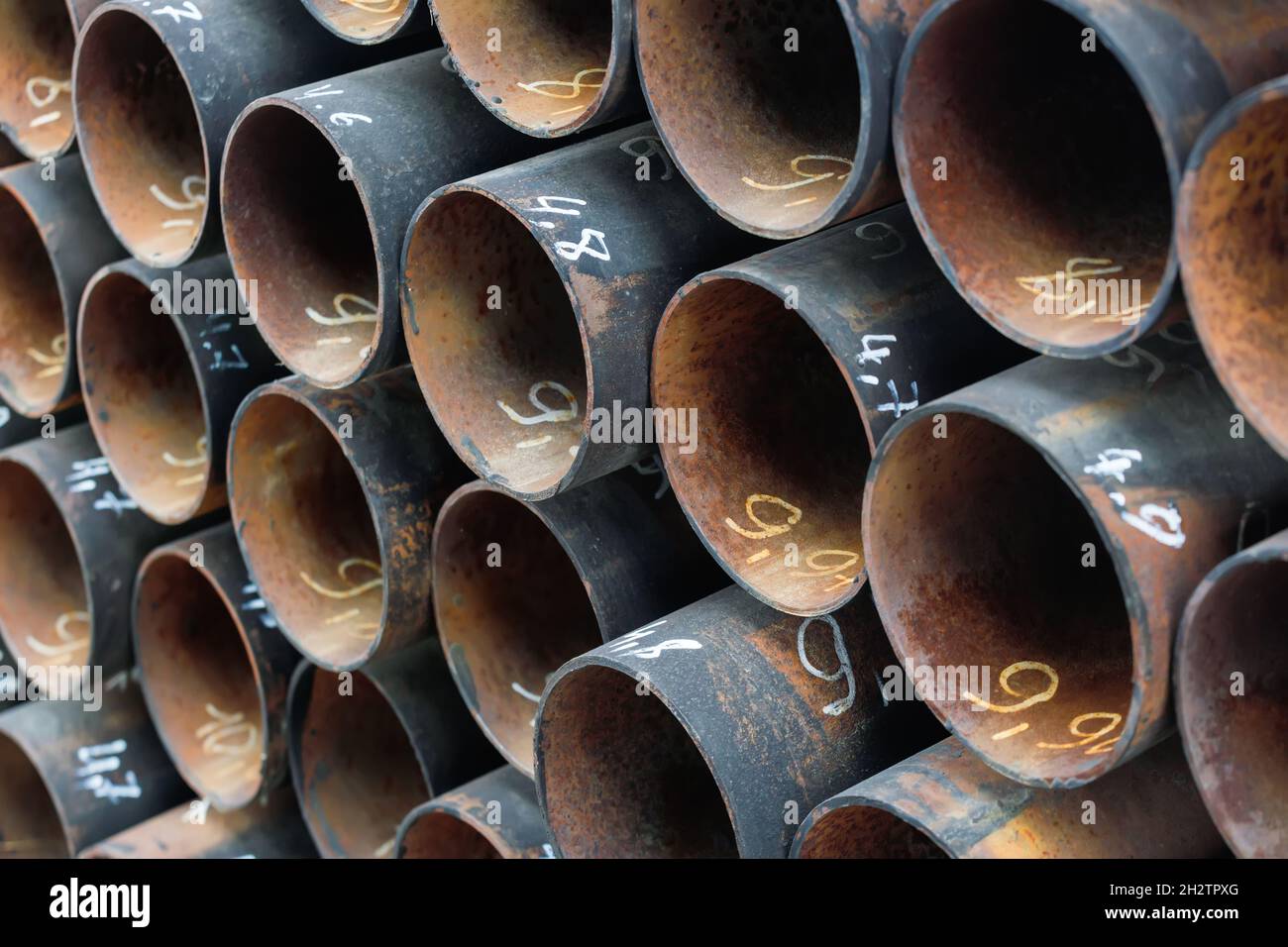 Pipe stack hi-res stock photography and images - Alamy