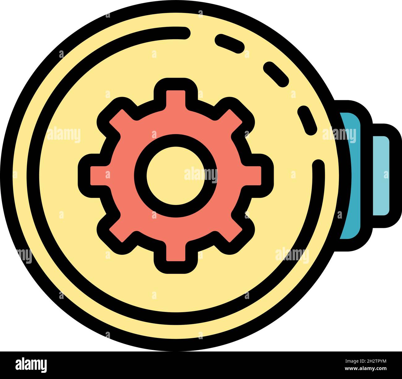 Watch repair controller icon. Outline watch repair controller vector ...