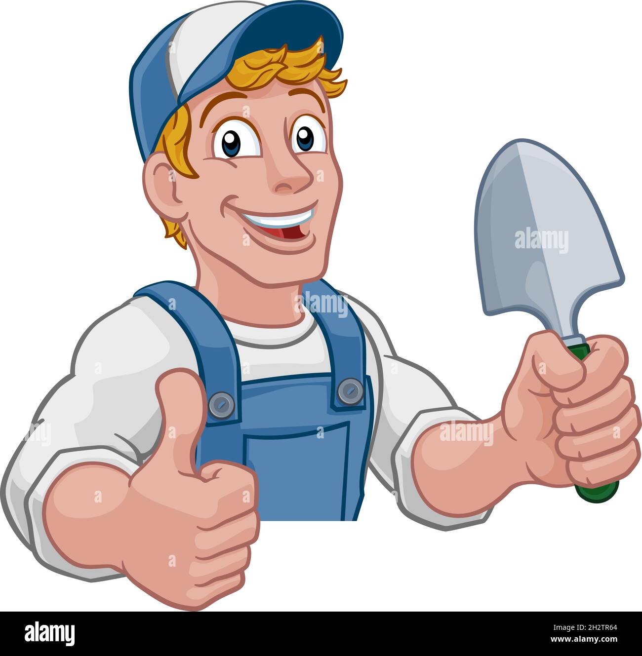 Handyman giving thumbs up Stock Vector Images - Alamy
