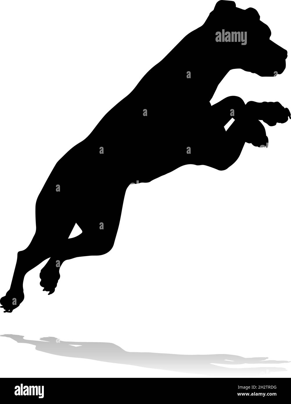 Dog Silhouette Pet Animal Stock Vector Image & Art - Alamy