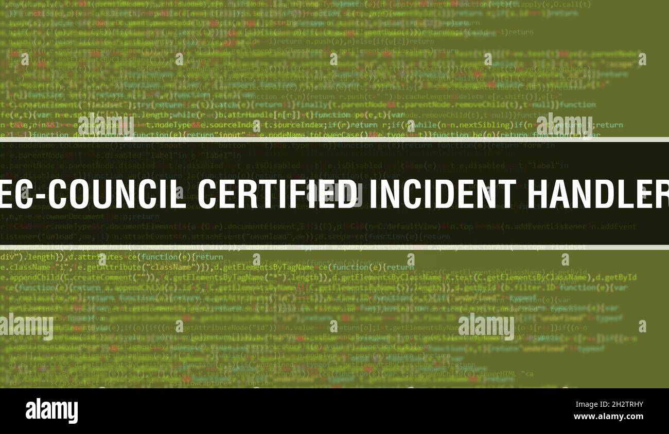 Ec council certified incident handler image hi-res stock photography ...