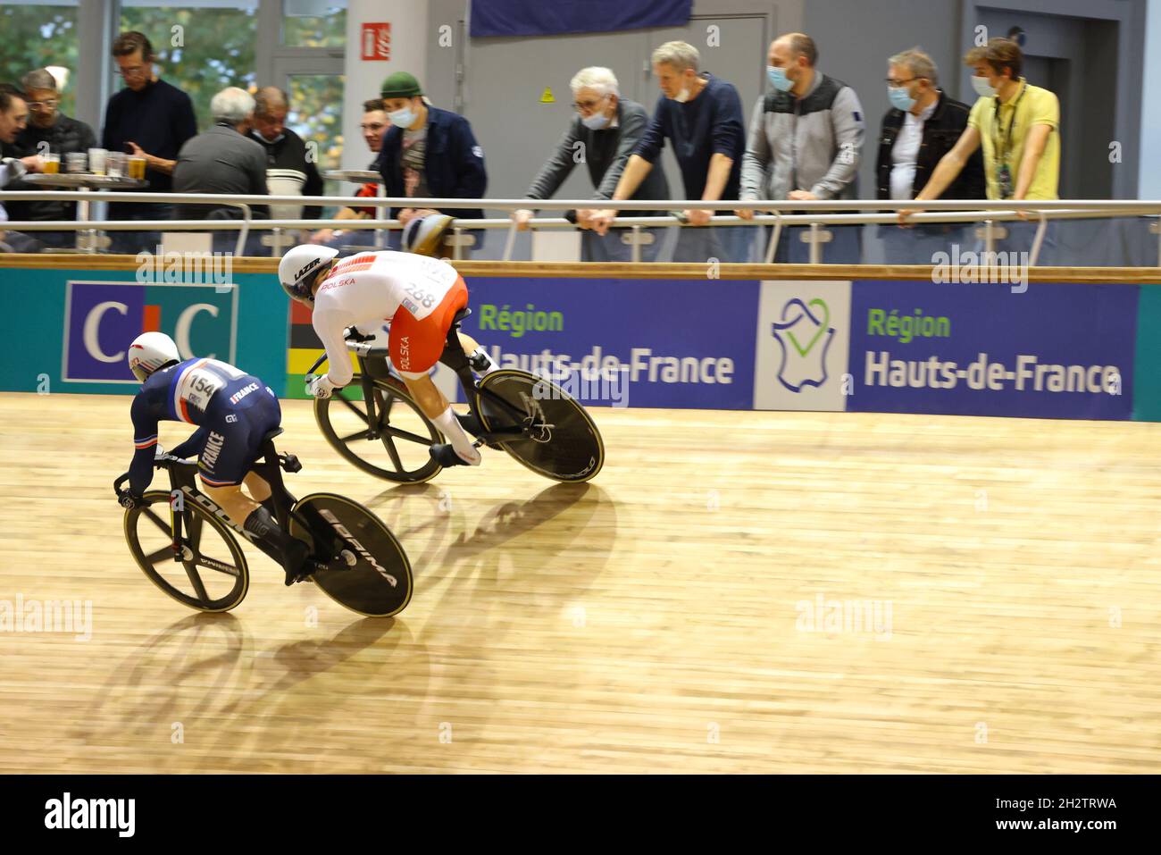 Duel Sebastien VIGIER Sprint and Rudyk MATEUSZ Poland during the Tissot ...