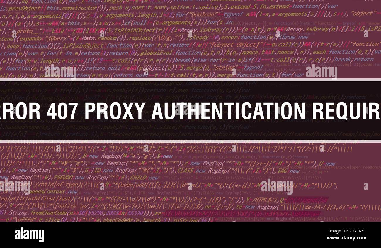 Error 407 proxy authentication required text hi-res stock photography ... Error 407 proxy authentication required text hi-res stock photography ...