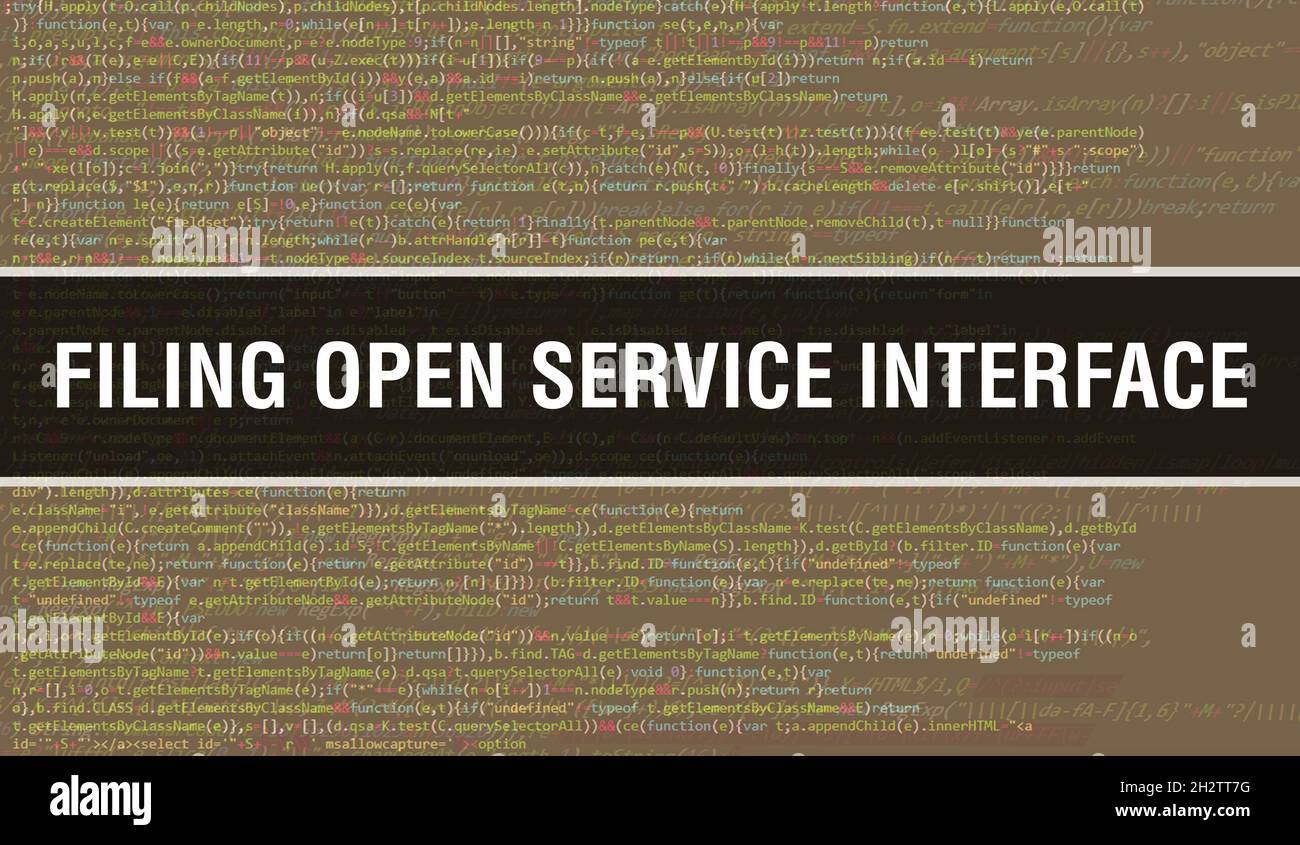 Filing open service interface image hi-res stock photography and images ...