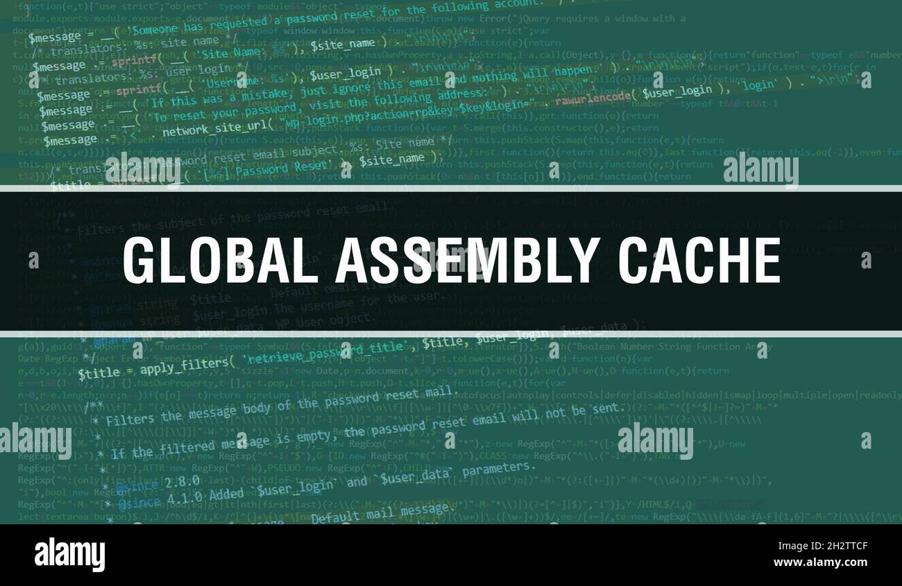 Global assembly cache hi-res stock photography and images - Alamy