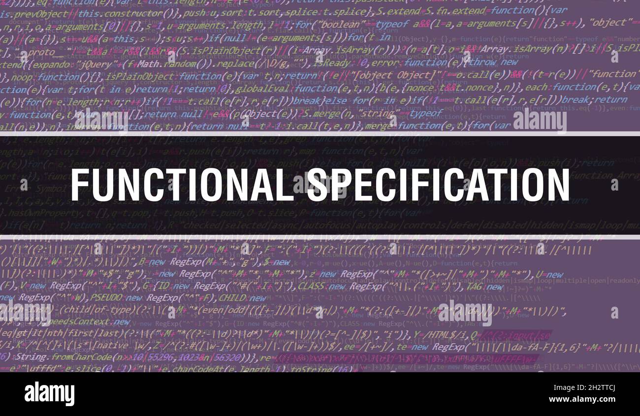 Functional specification image hi-res stock photography and images - Alamy