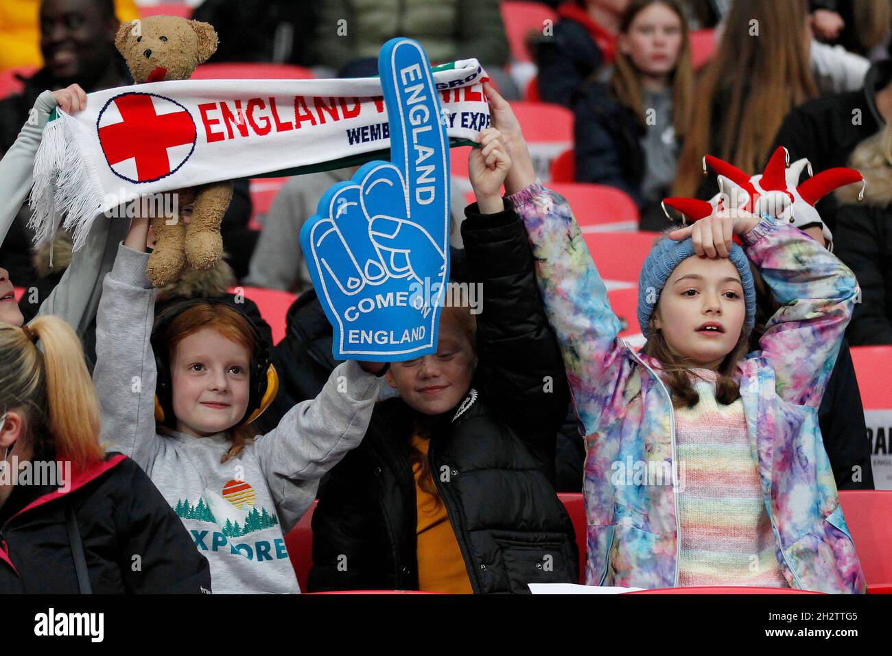 England Women fans during the Women's World Cup Qualifier match between ...