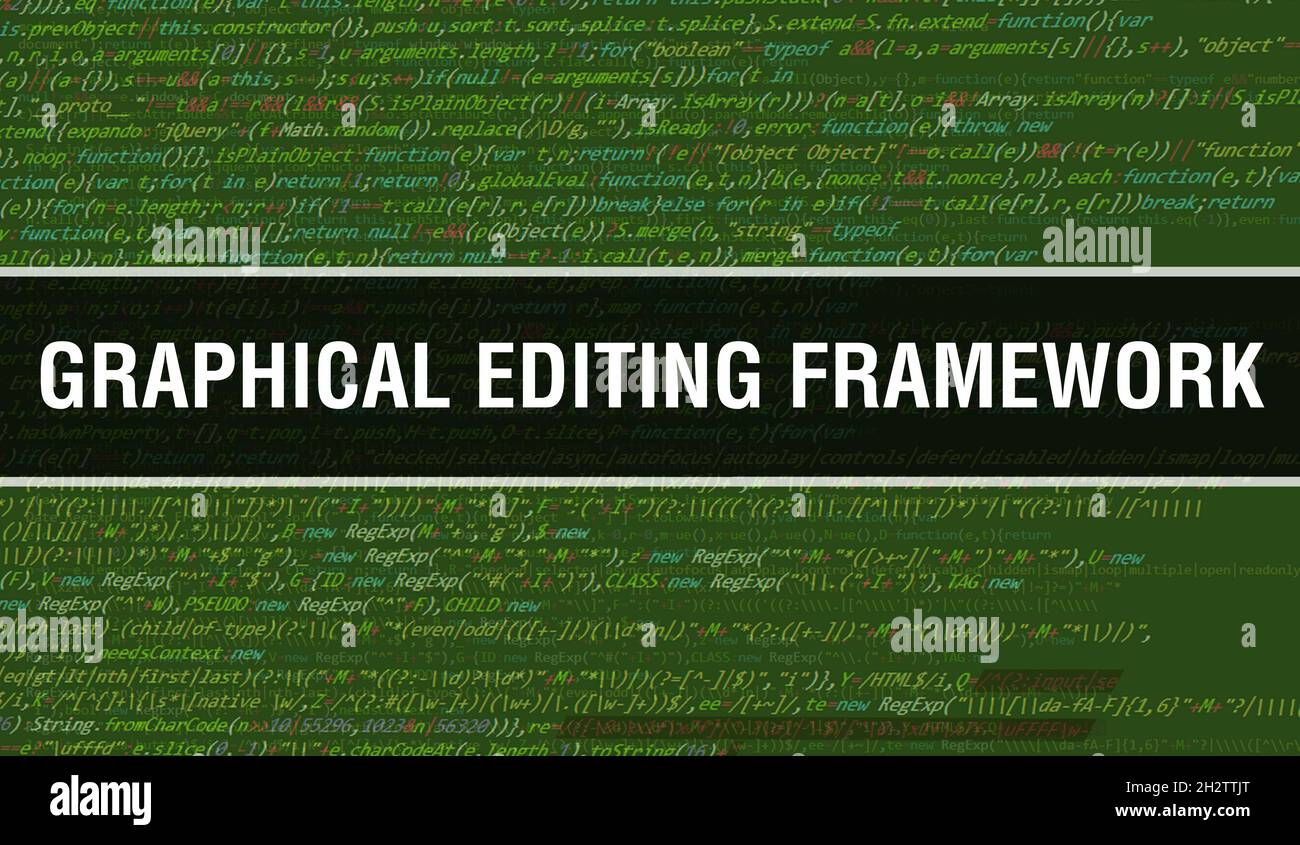 Graphical Editing Framework With Abstract Technology Binary Code Backgrounddigital Binary Data