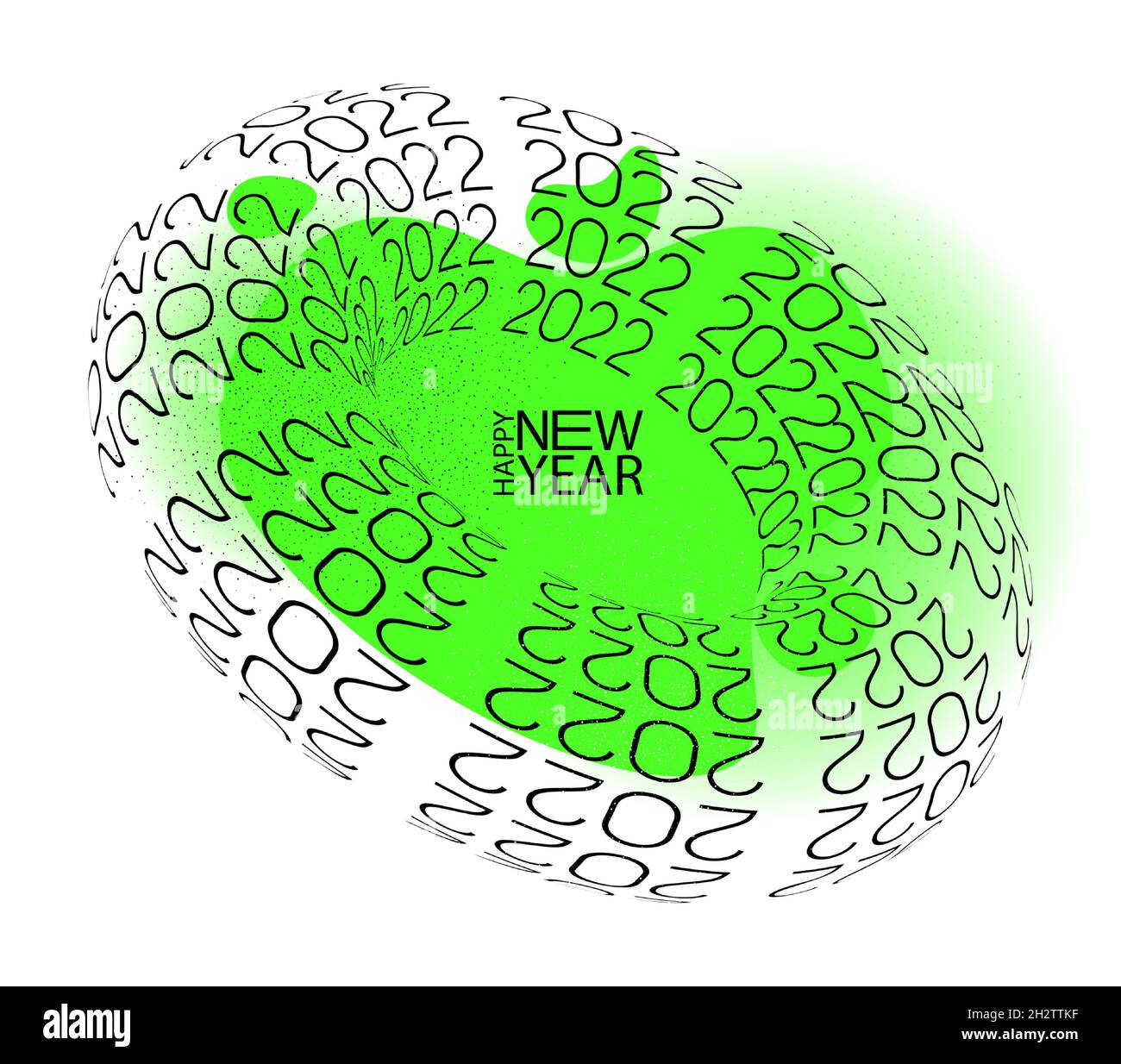 2022 Creative typography poster design. Liquid vector typography Stock ...