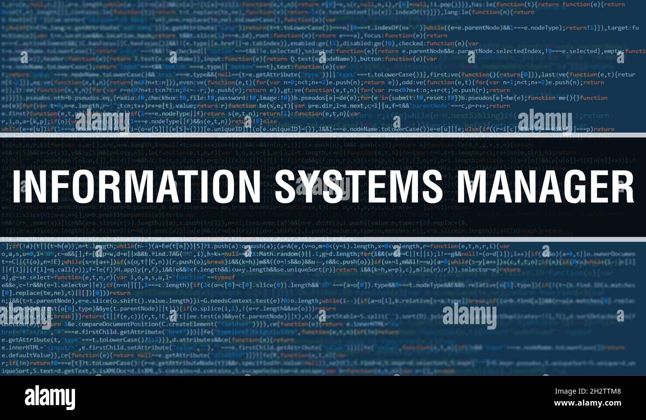 Information systems manager image hi-res stock photography and images ...