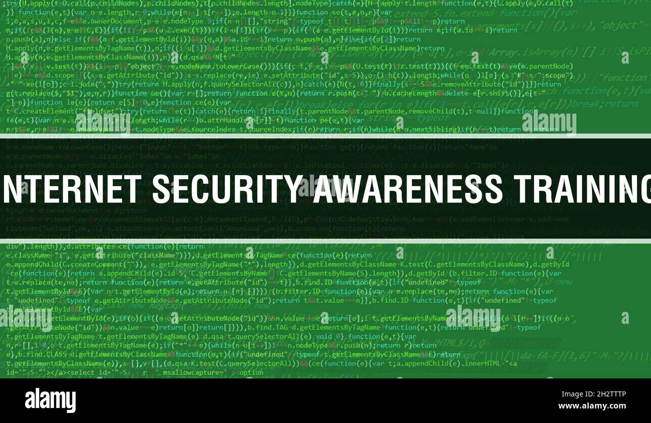 Internet Security Awareness Training with Abstract Technology Binary ...