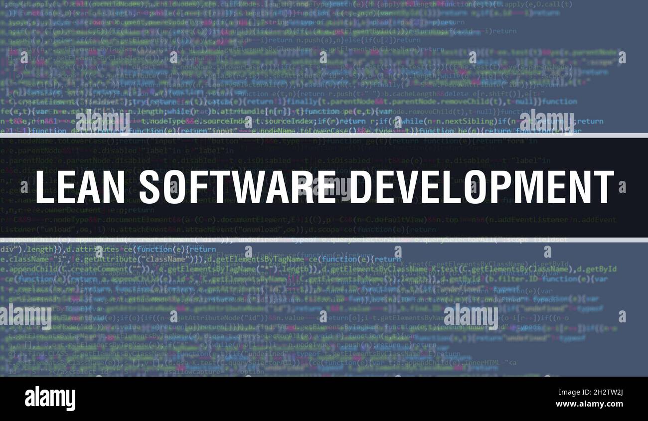 Lean software development image hi-res stock photography and images - Alamy