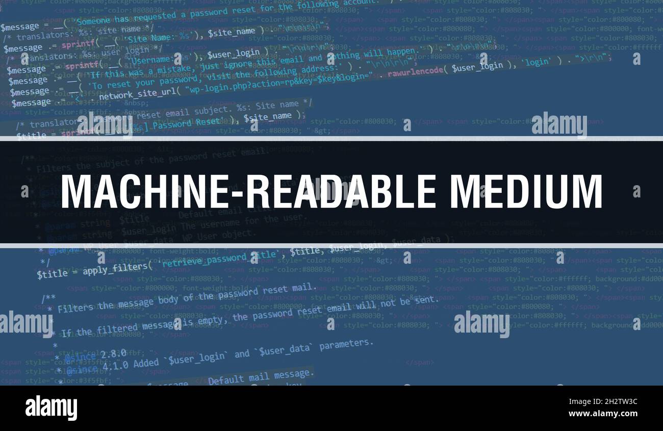 Machine readable medium image hi-res stock photography and images - Alamy