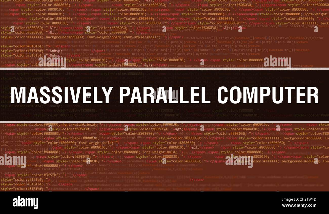 Massively Parallel Computer Concept With Random Parts Of Program Codemassively Parallel