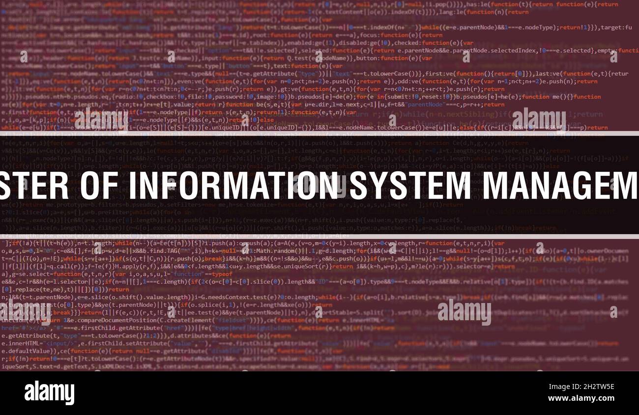 Master of information system management hi-res stock photography and images - Alamy