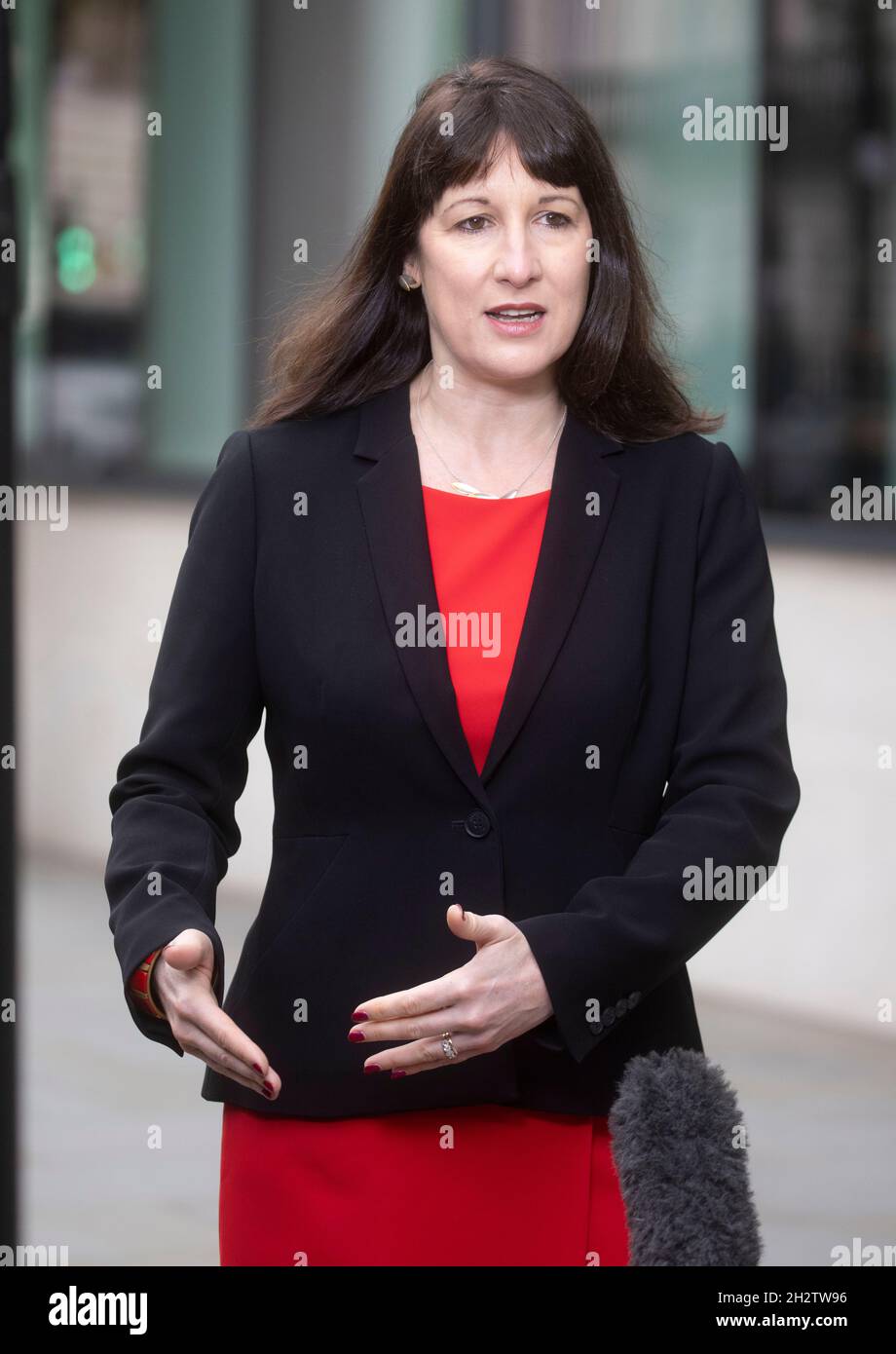 London, UK. 24th Oct, 2021. Shadow Chancellor, Rachel Reeves, at the ...