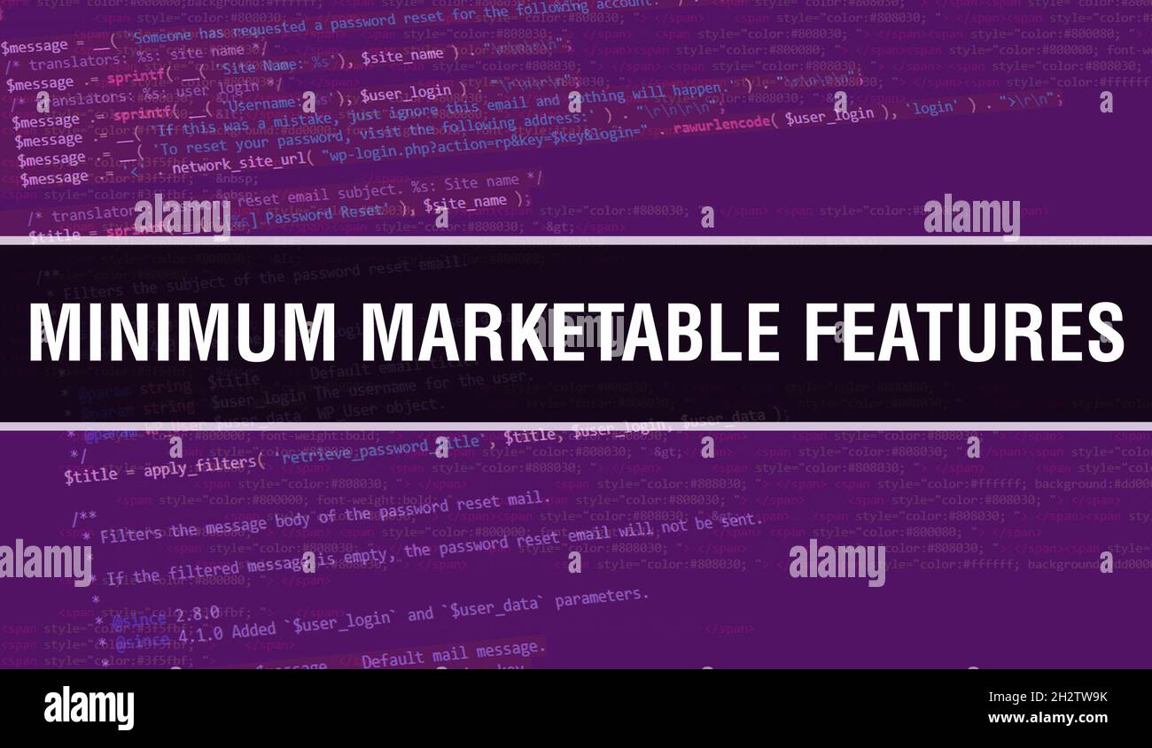 Minimum marketable features hi-res stock photography and images - Alamy