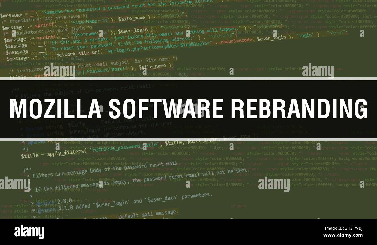 Mozilla software rebranding image hi-res stock photography and images ...