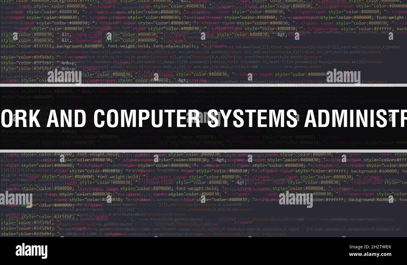 Computer systems administrator background hi-res stock photography and ...