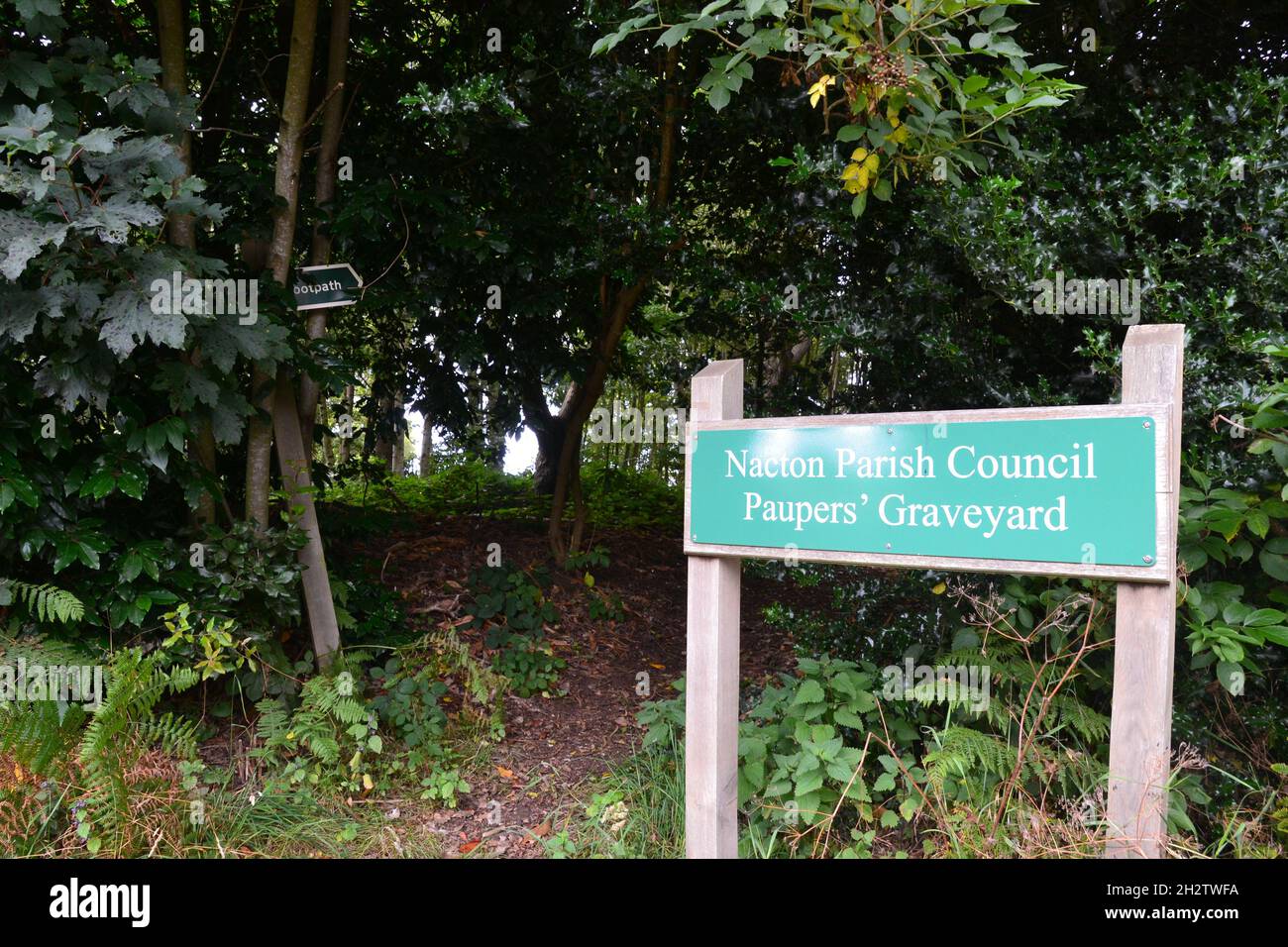 The Paupers Graveyard, Nacton, Suffolk, UK Stock Photo - Alamy