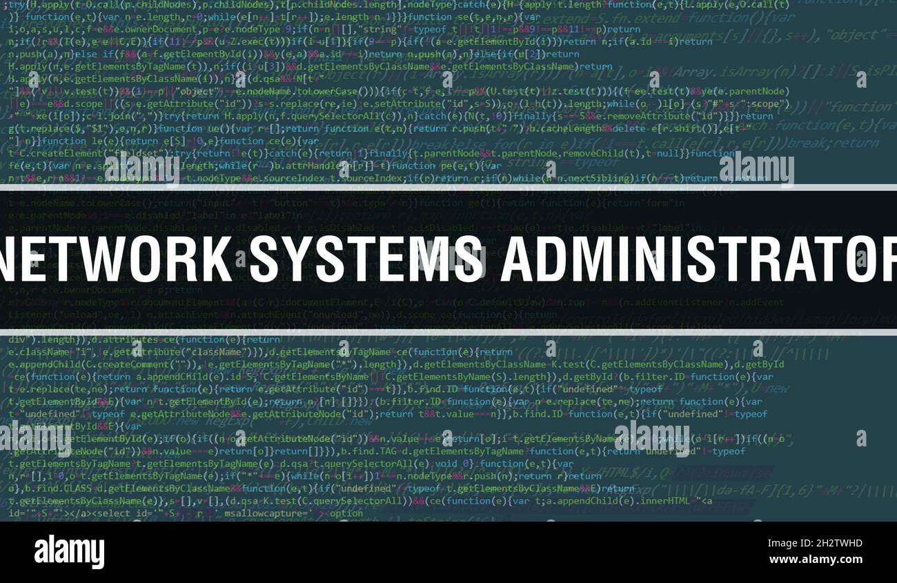 Network systems administrator image hi-res stock photography and images ...