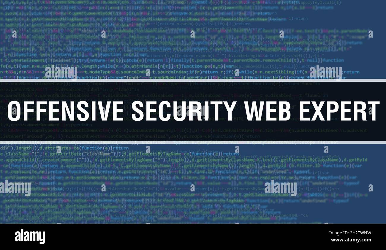 Offensive security web expert image hi-res stock photography and images ...