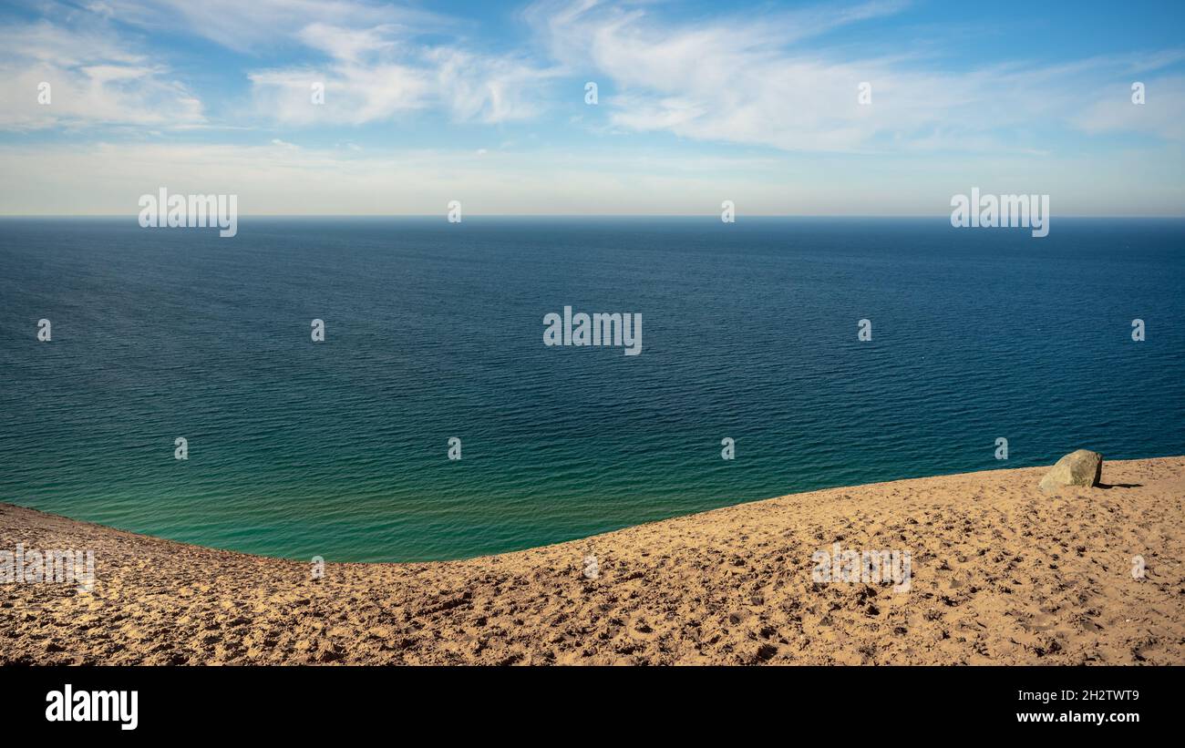 "Nature's Zen Garden", Ripples on Lake Michigan, on the Pierce Stocking ...